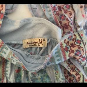ONE WORLD | Tops | One World Colorful Tunic | Poshmark